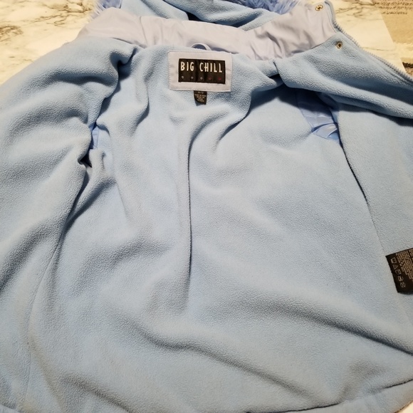 Big Chill | Jackets & Coats | Big Chill Baby Blue Puffer Jacket | Poshmark
